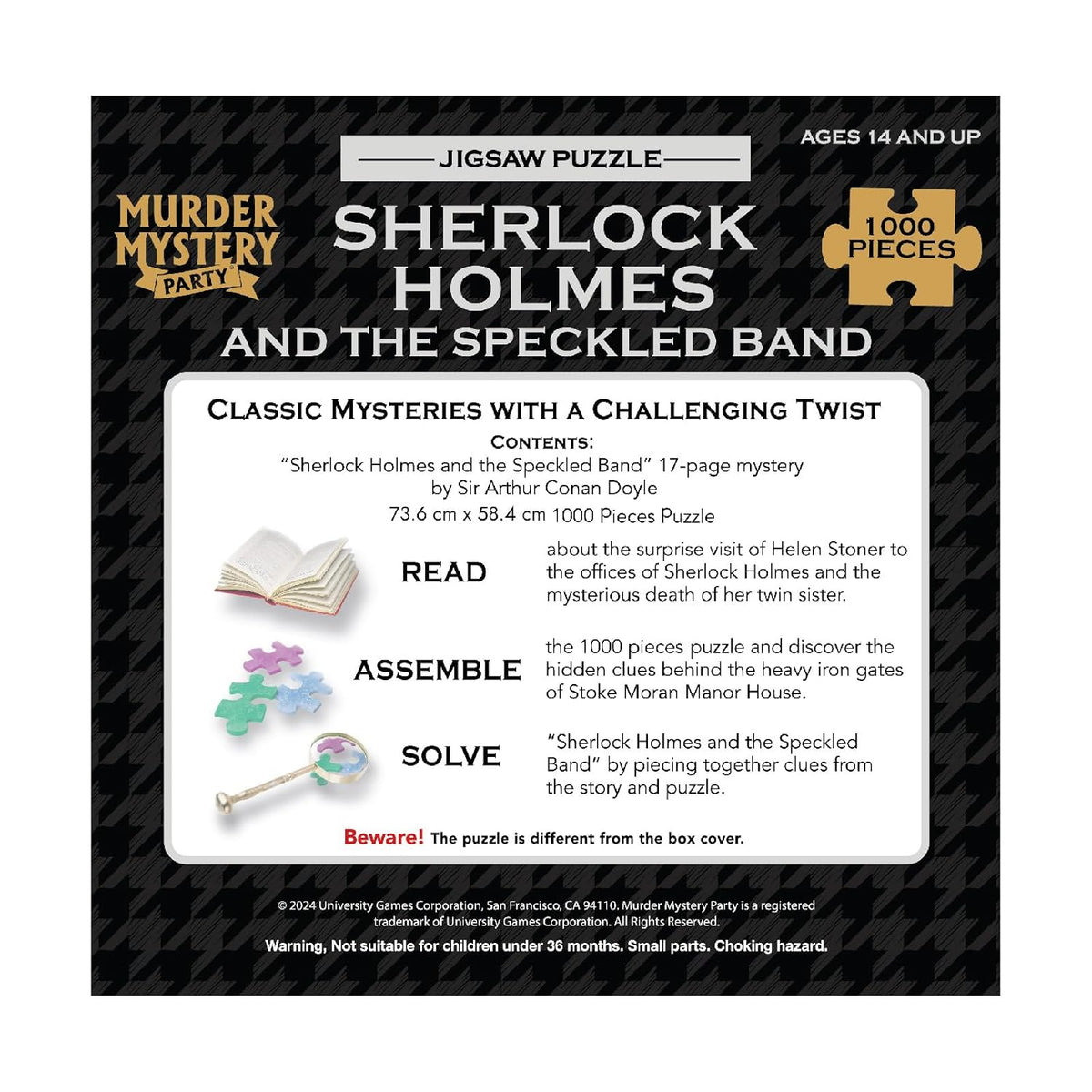Sherlock Holmes & The Speckled Band 1000 pc – Toy Soup