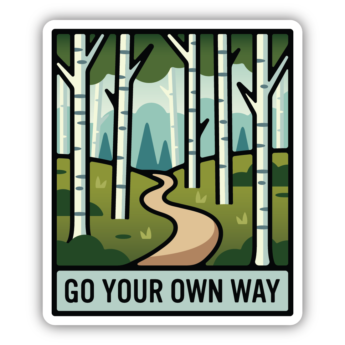 Birch Grove Vinyl Sticker – Toy Soup