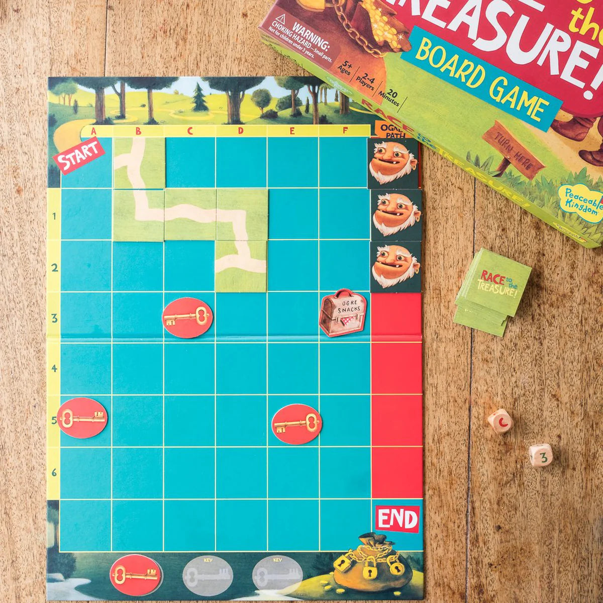 Race to the Treasure Board Game – Toy Soup