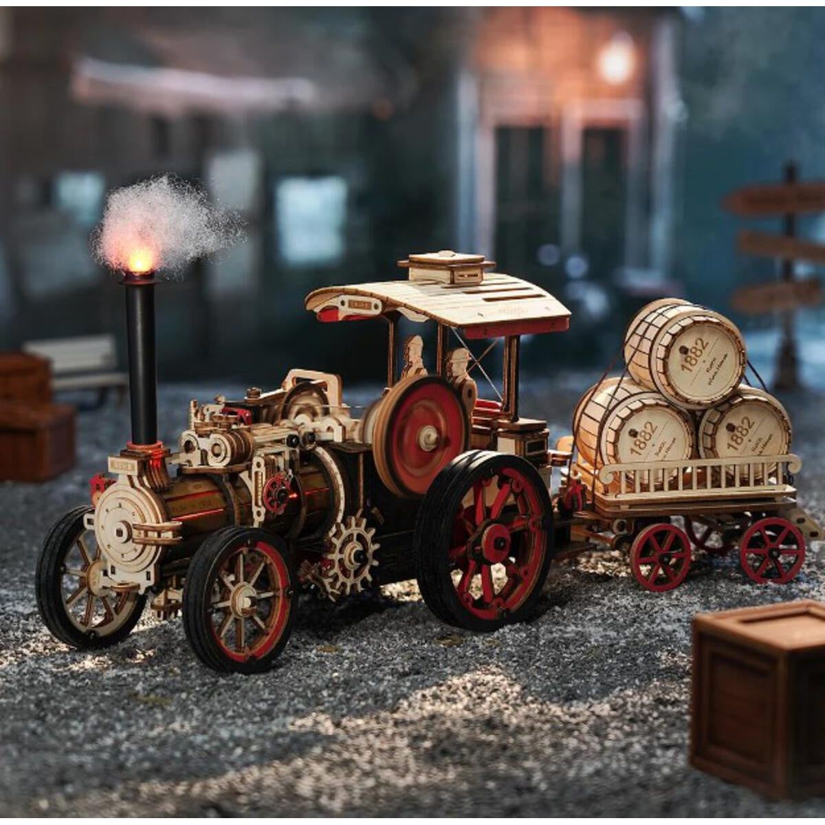 DIY Mechanical Gears Steam Engine – Toy Soup