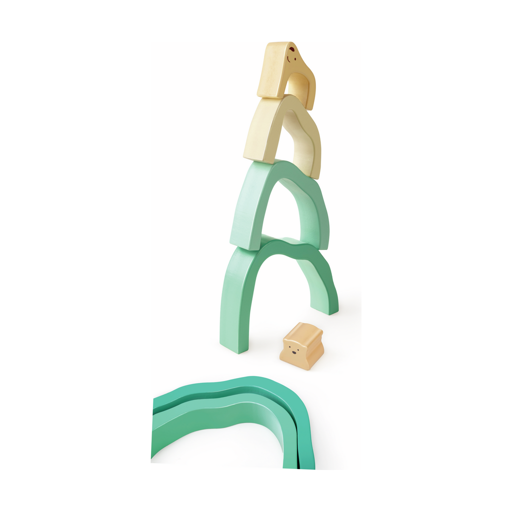 Arctic Polar Bear Stacking Blocks – Toy Soup