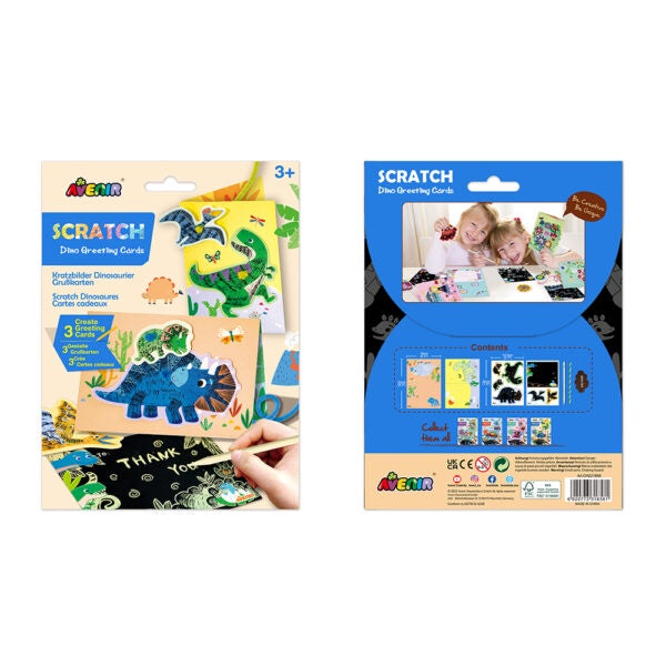 Dino Scratch Greeting Cards – Toy Soup