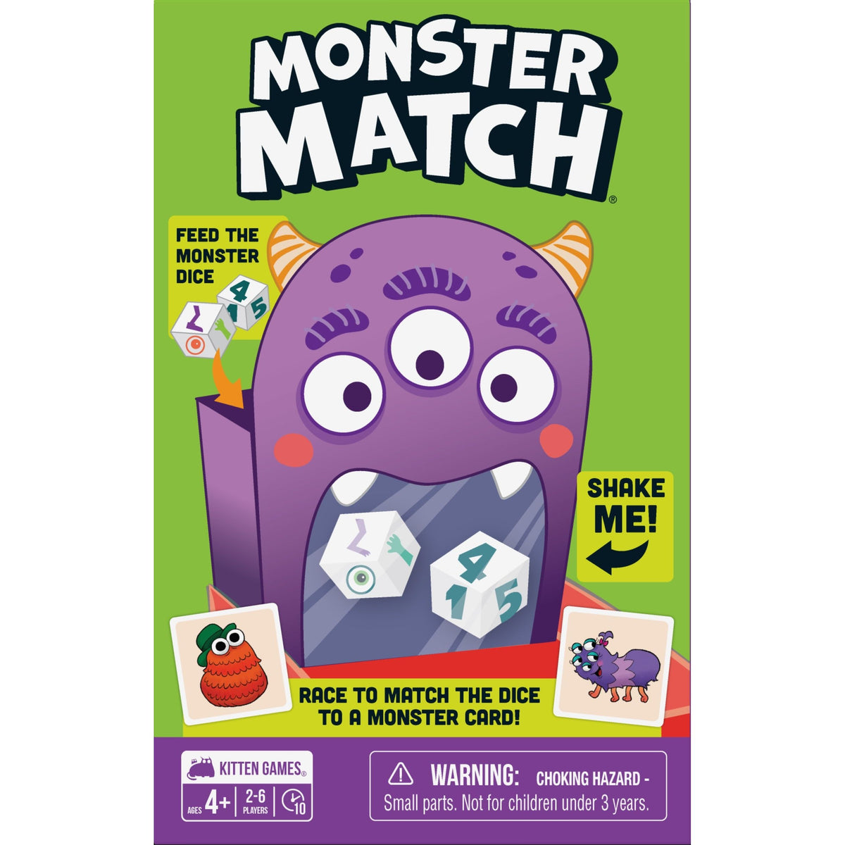 Monster Match Dice Game – Toy Soup