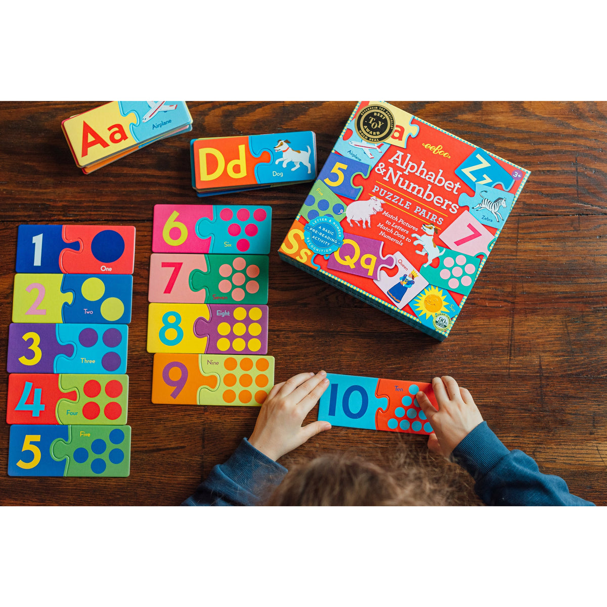 Alphabet & Numbers Puzzle Pairs – Toy Soup
