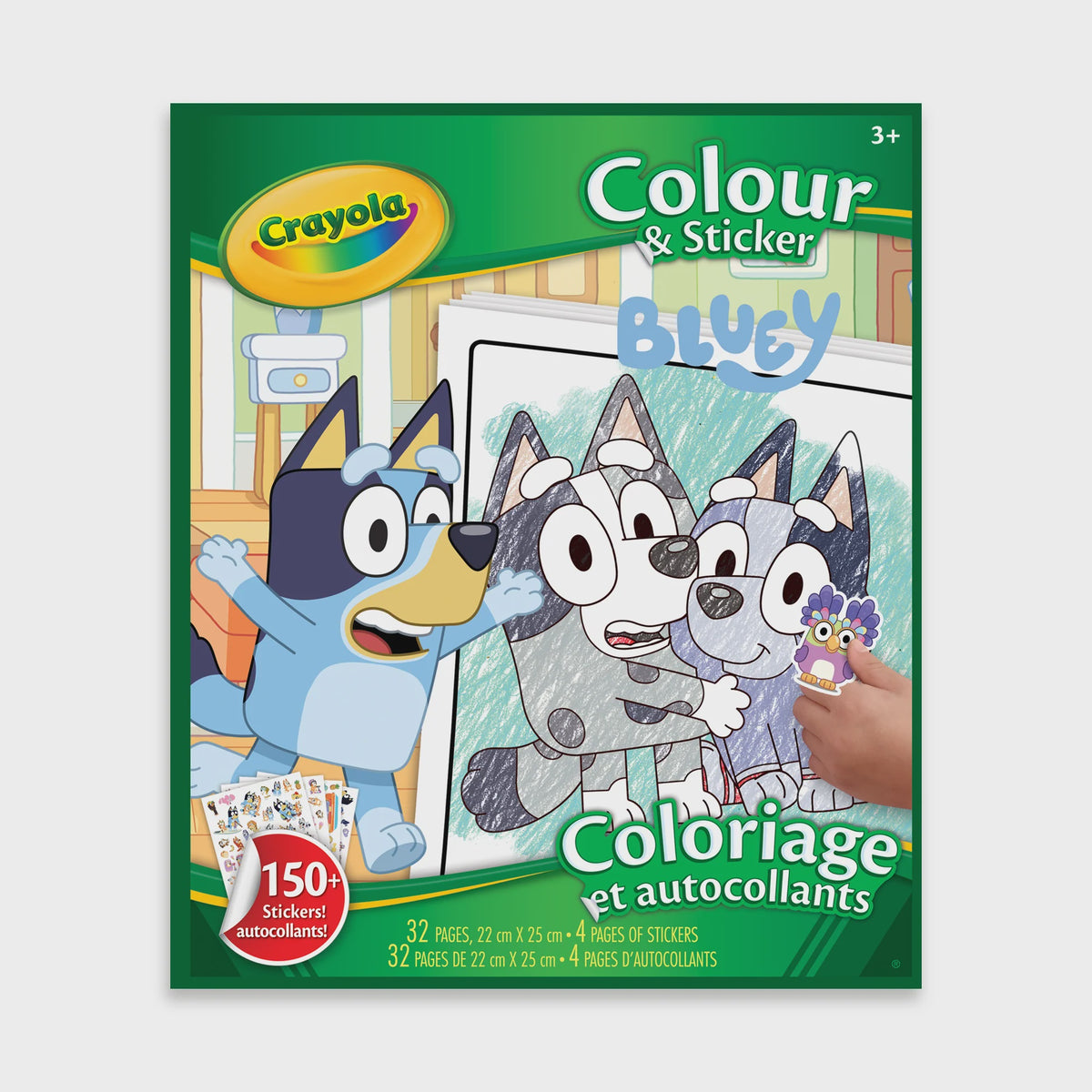 Bluey Colour & Sticker Book – Toy Soup